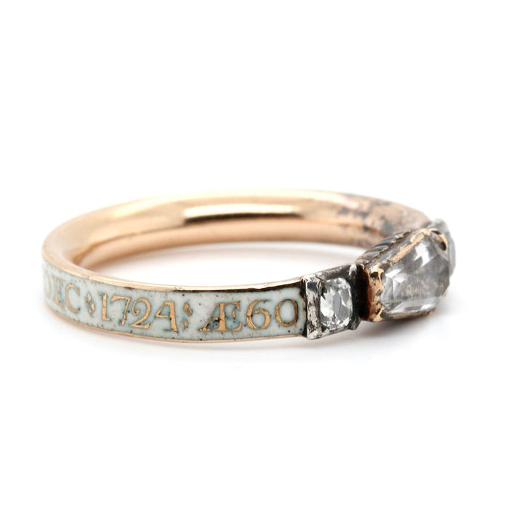 Georgian Skeleton Coffin Ring - Charlotte Sayers Antique Jewellery