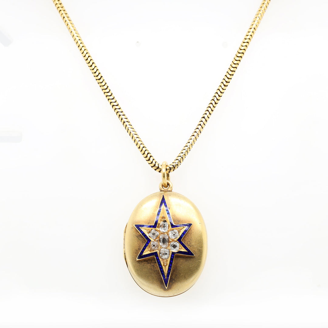 Victorian Diamond Star Locket – Charlotte Sayers