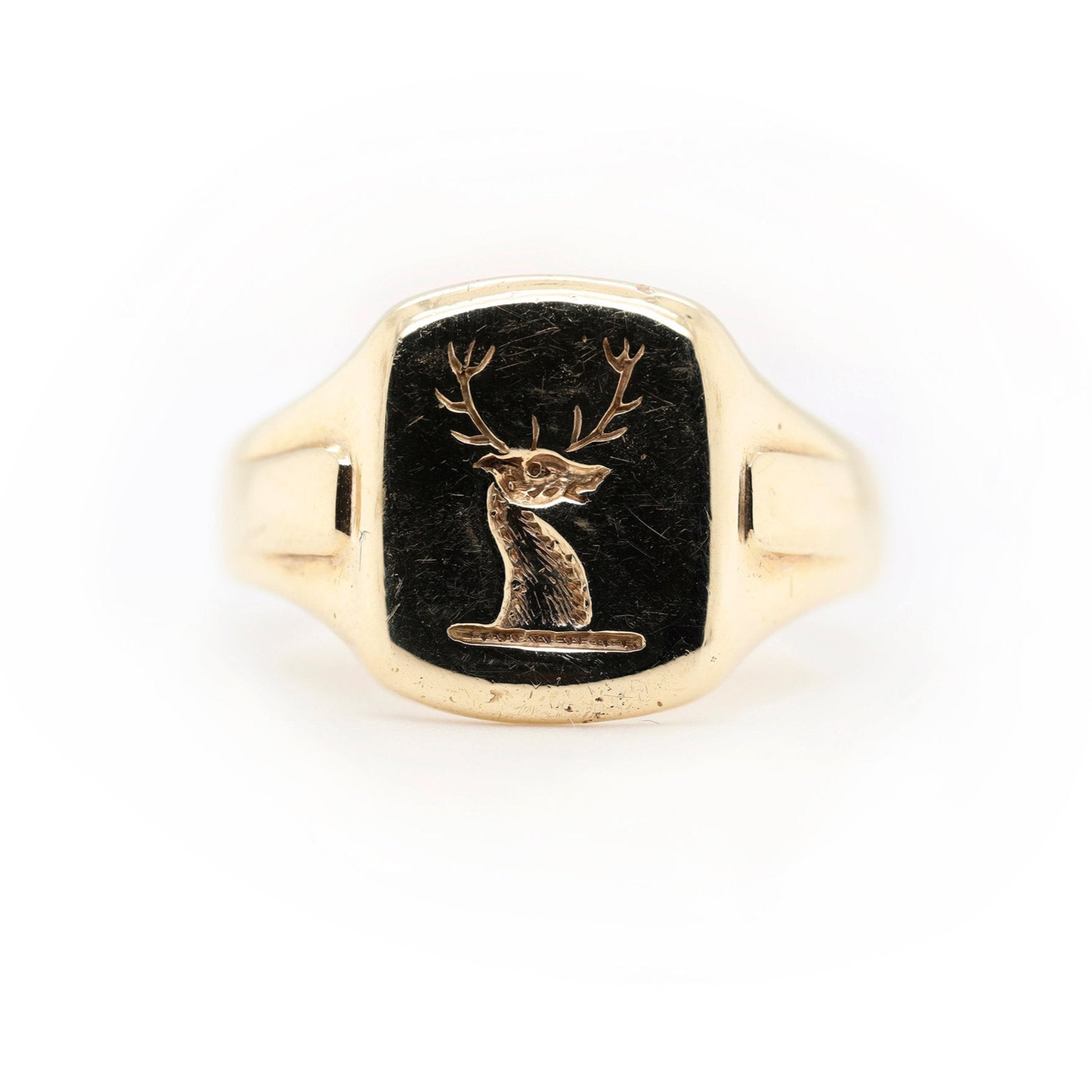 Vintage Stag Signet Ring – Charlotte Sayers